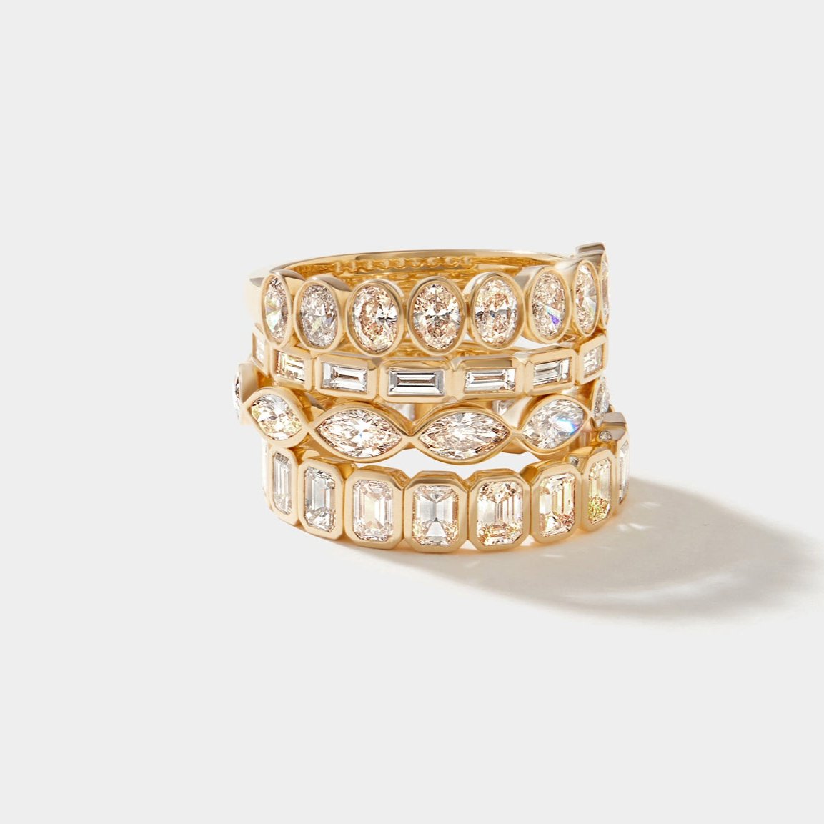 Lab-Grown Diamond Wedding Bands | Eternity & Gemstone Bands Made in the ...